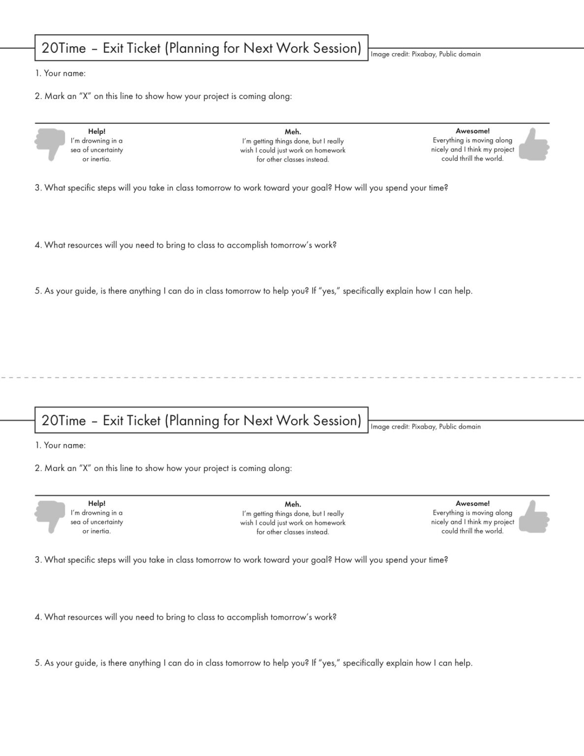 FREE 20Time Project-Based Learning, Secondary 20-Time Project, Genius ...