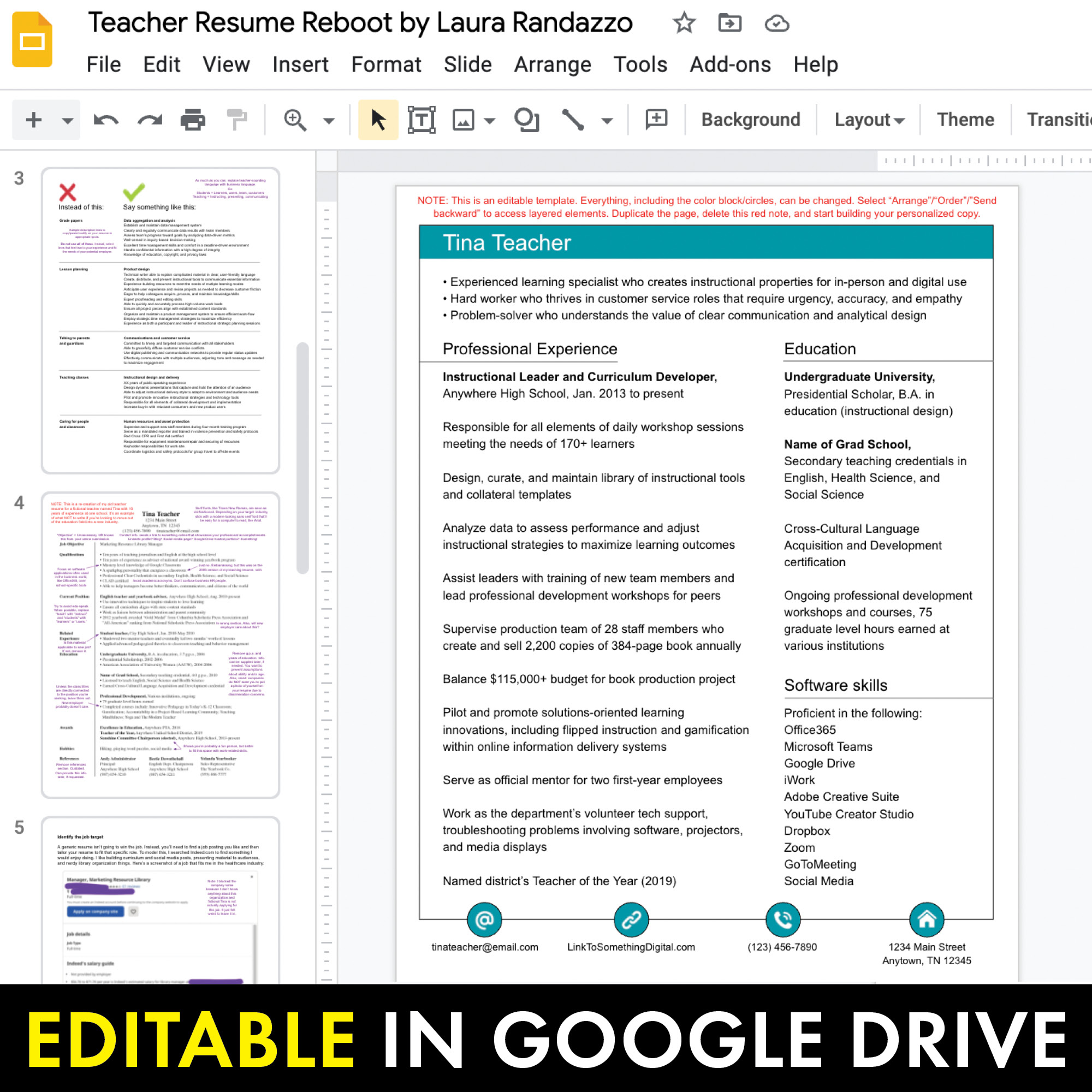 FREE Resume Reboot, Resume + Cover Letter Editable Templates & Job ...