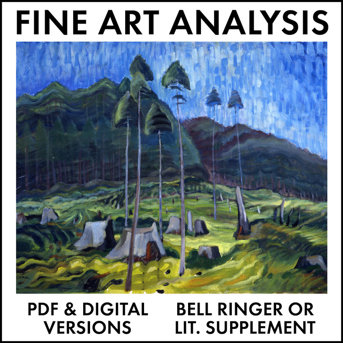 Fine Art Analysis #11, Emily Carr, critical thinking, high school ...